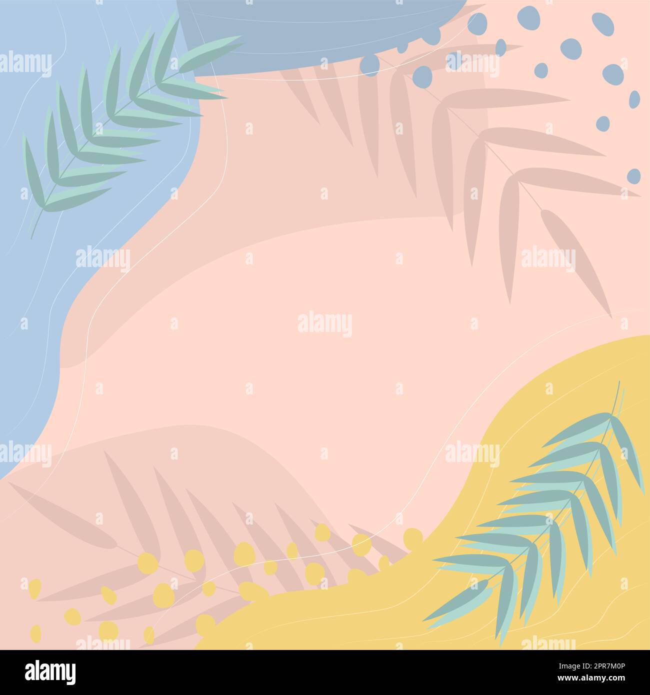 Multi colored flower border Stock Vector Images - Alamy