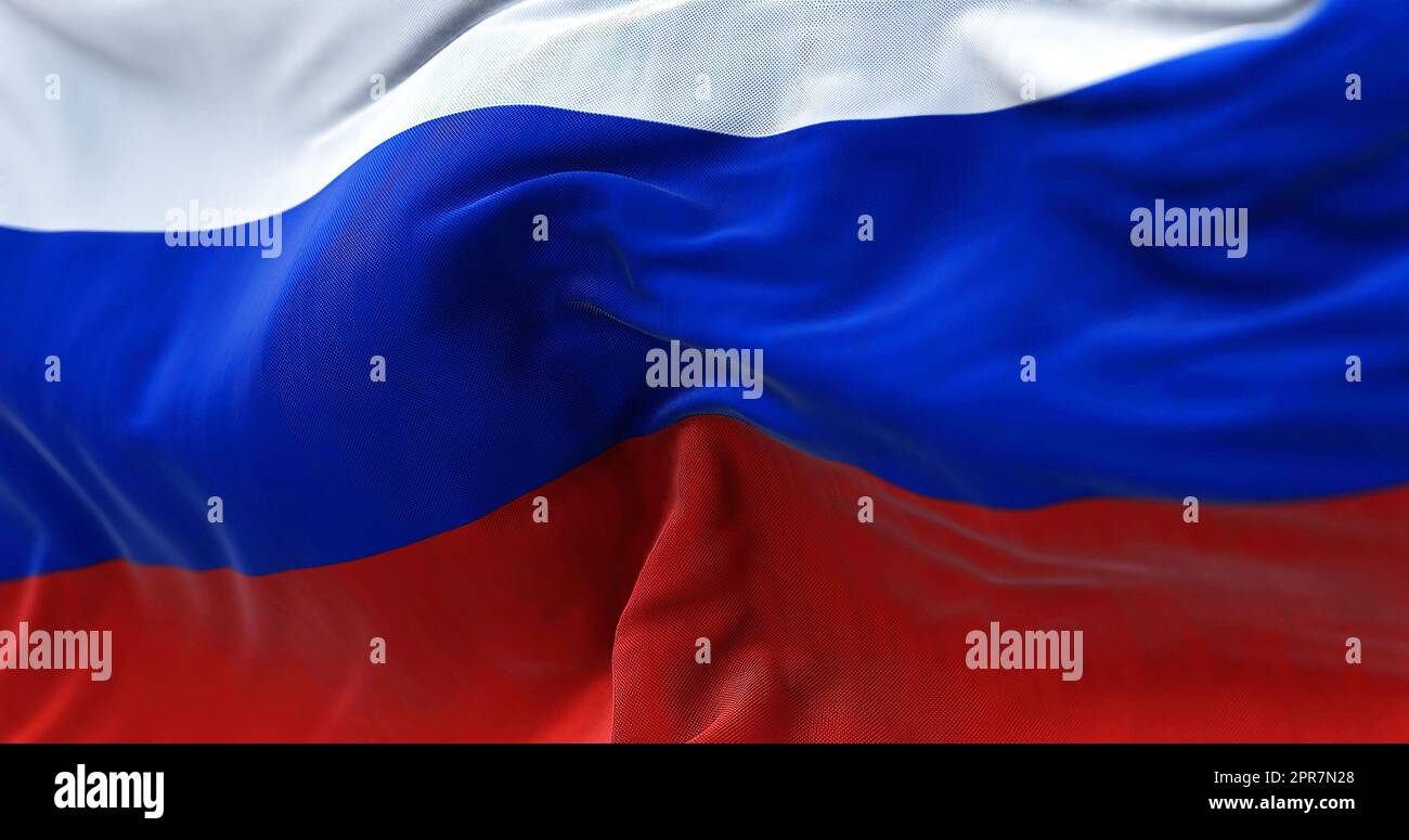Russia flag waving hi-res stock photography and images - Alamy