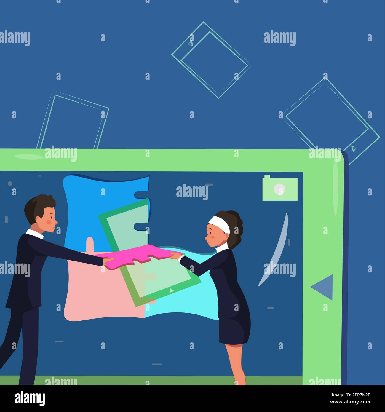 Colleagues Building New Project Plans Presenting Latest Ideas Defining ...