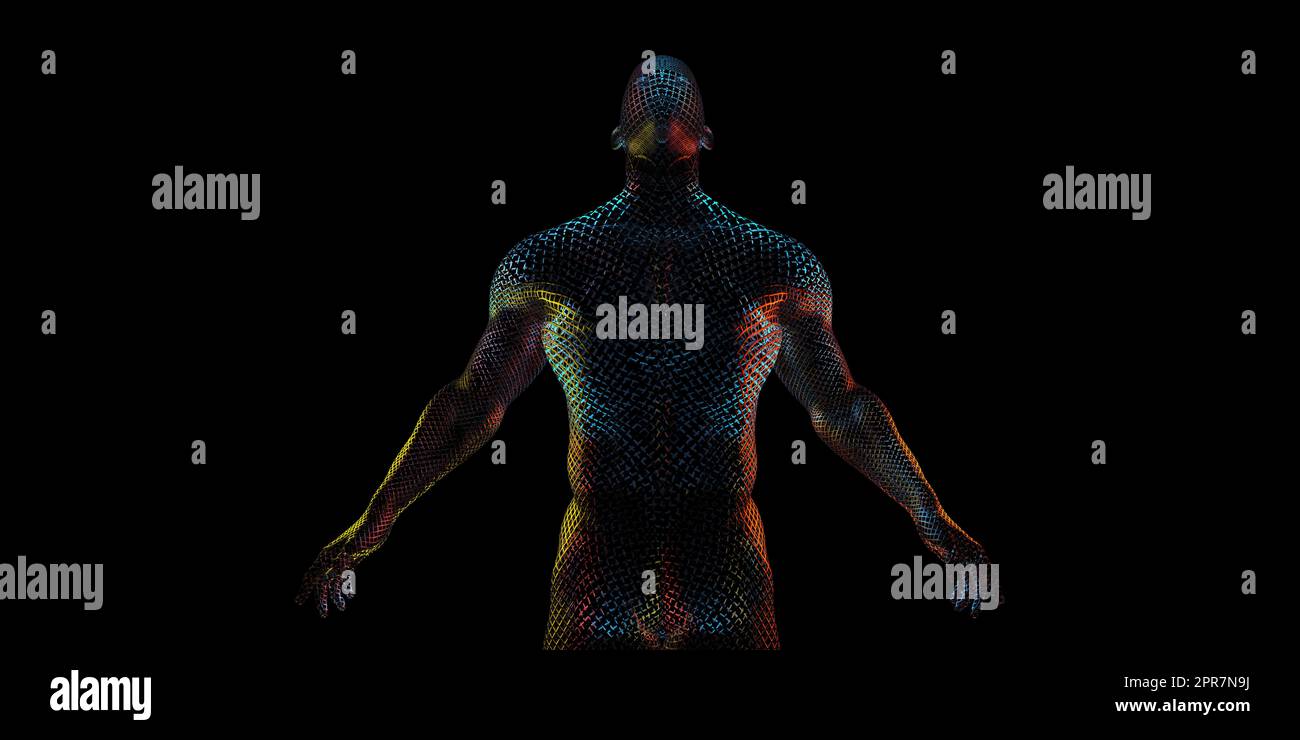 Technology Portal with Digital Circle Access System Stock Photo - Alamy