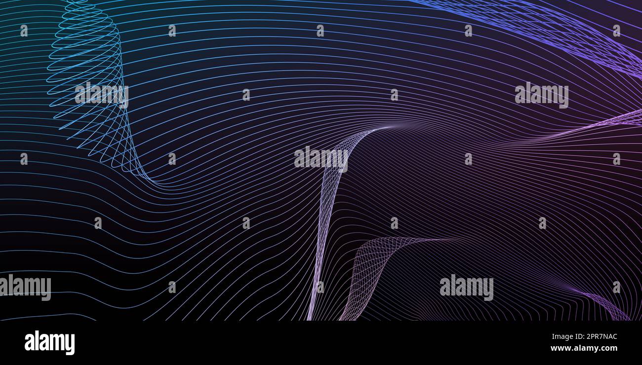 Technology Engineering and Wavelength Spectrum Web Data Stock Photo - Alamy