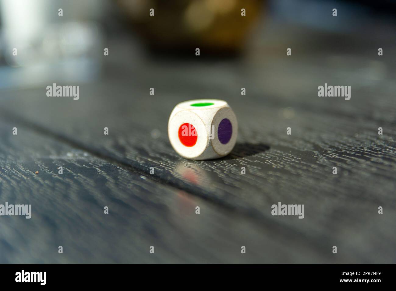 Red dice black dots hi-res stock photography and images - Alamy