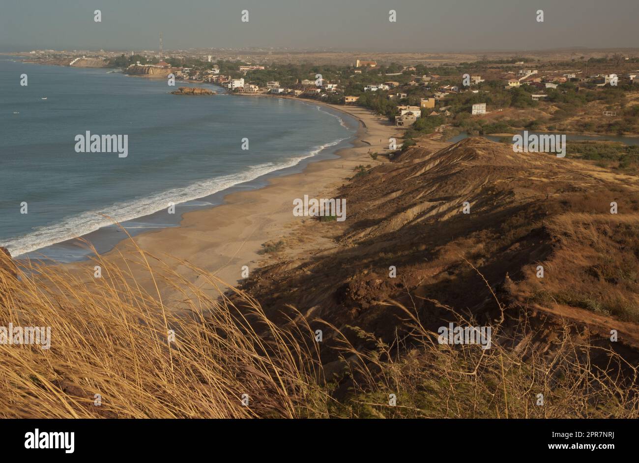Natural Reserve of Popenguine and village of Popenguine in the ...