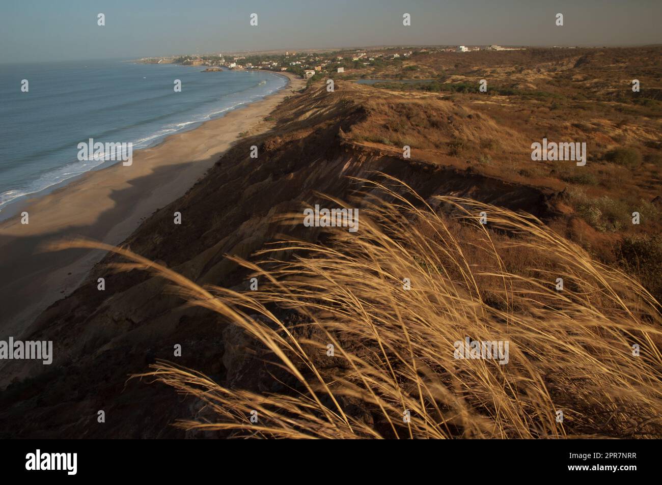 Natural Reserve of Popenguine and village of Popenguine in the ...