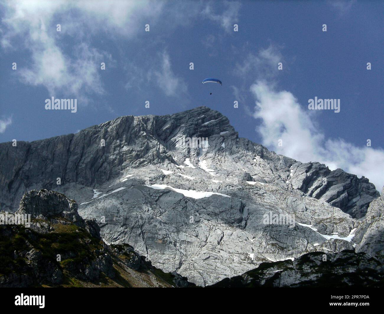Mountain Alpspitze in Garmisch-Partenkirchen, Bavaria, Germany Stock ...