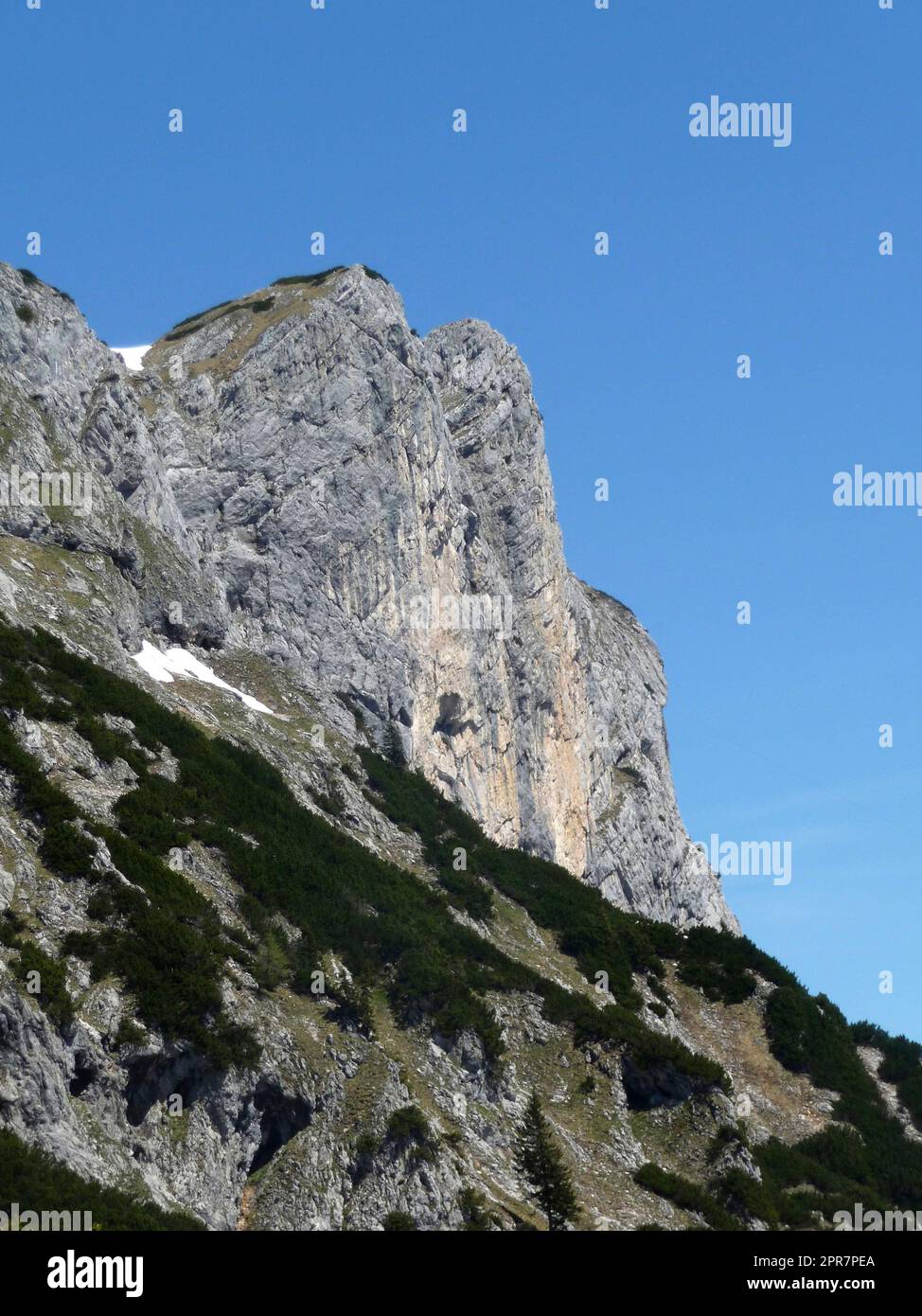 Via ferrata at Berchtesgadener Hochthron mountain, Bavaria, Germany ...