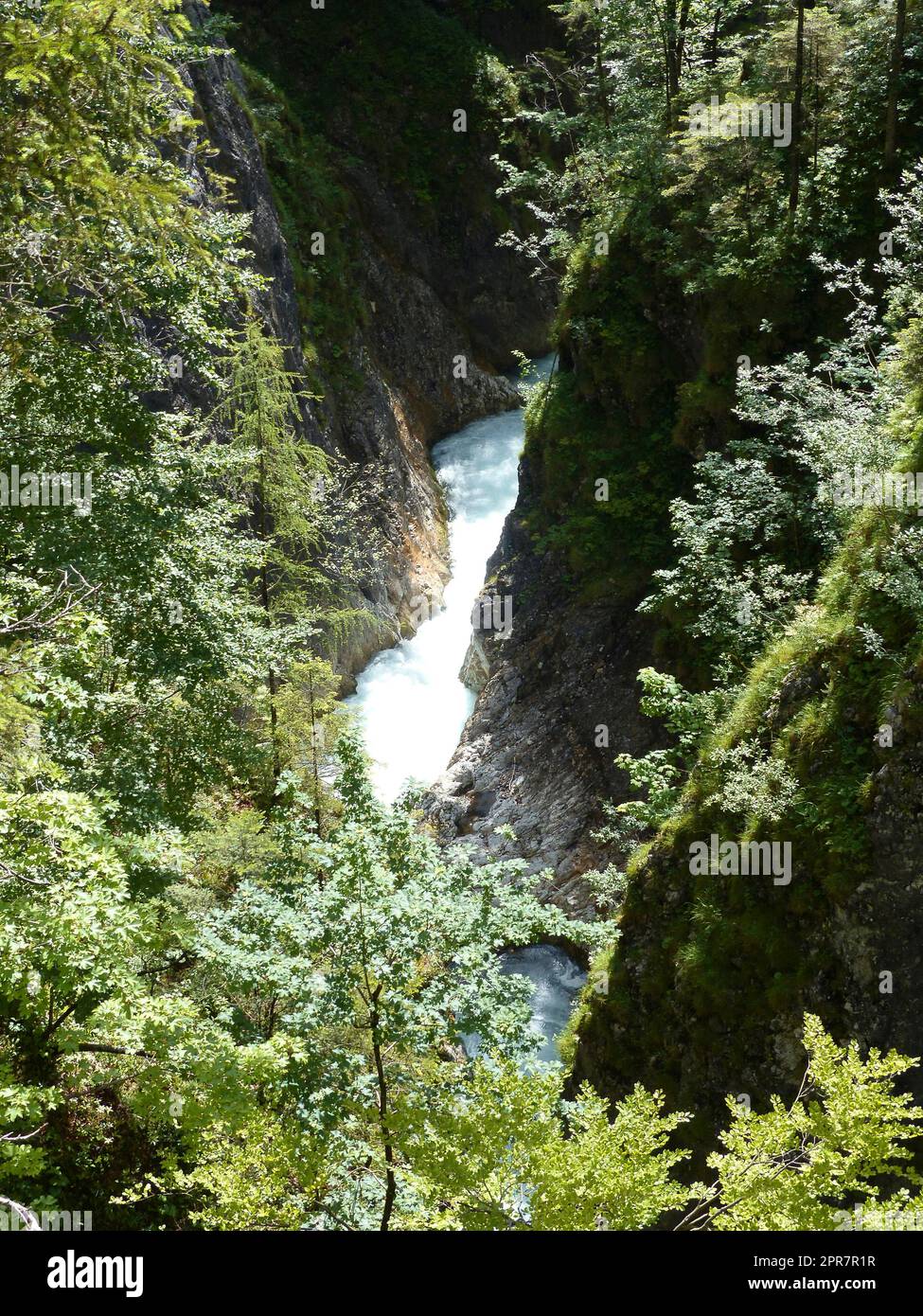 Canyon Leutaschklamm in Bavaria, Germany Stock Photo - Alamy