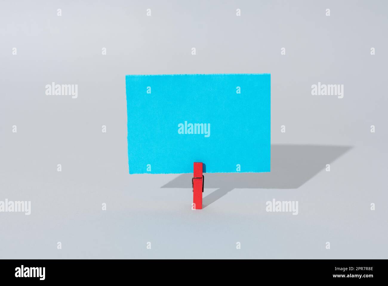 Important Message Presented On Piece Of Paper Clipped With Clip ...