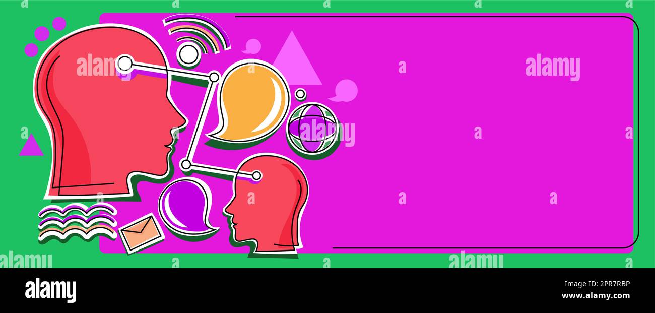 Multiple Heads With Cogs Showing Technology Ideas. Gears In Brain ...