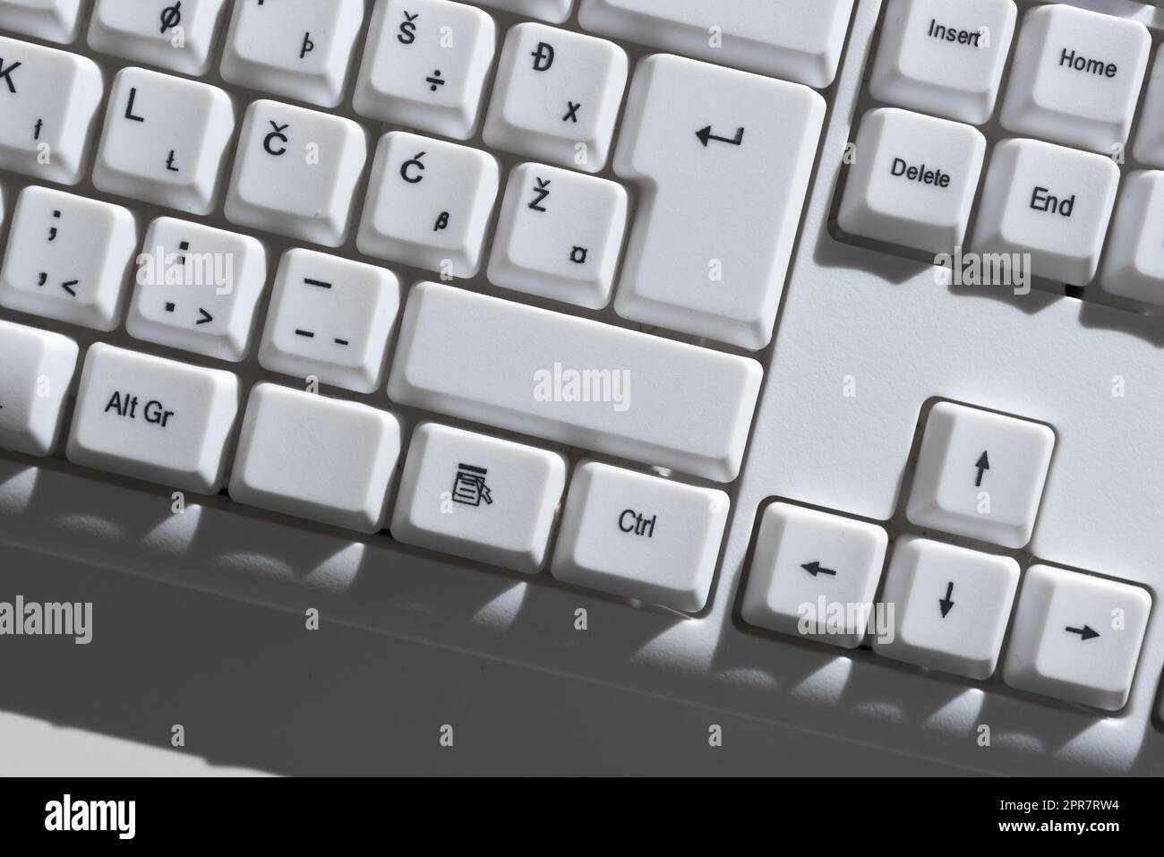 Important Message Written On Keyboard Button. Crutial Information ...