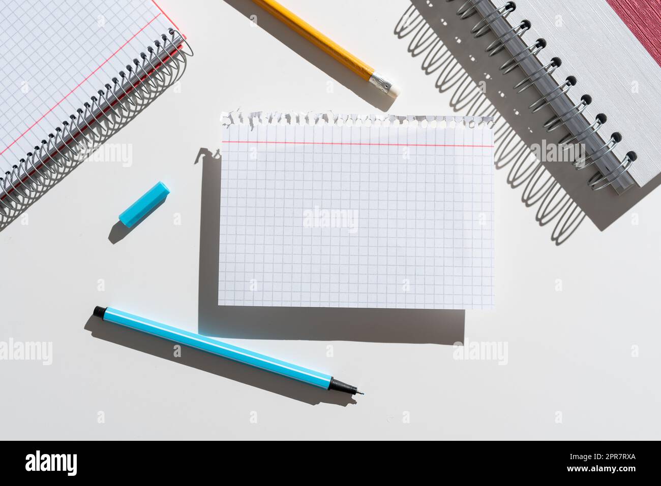 Important Message Written On Ripped Note On Desk With Pencil And ...