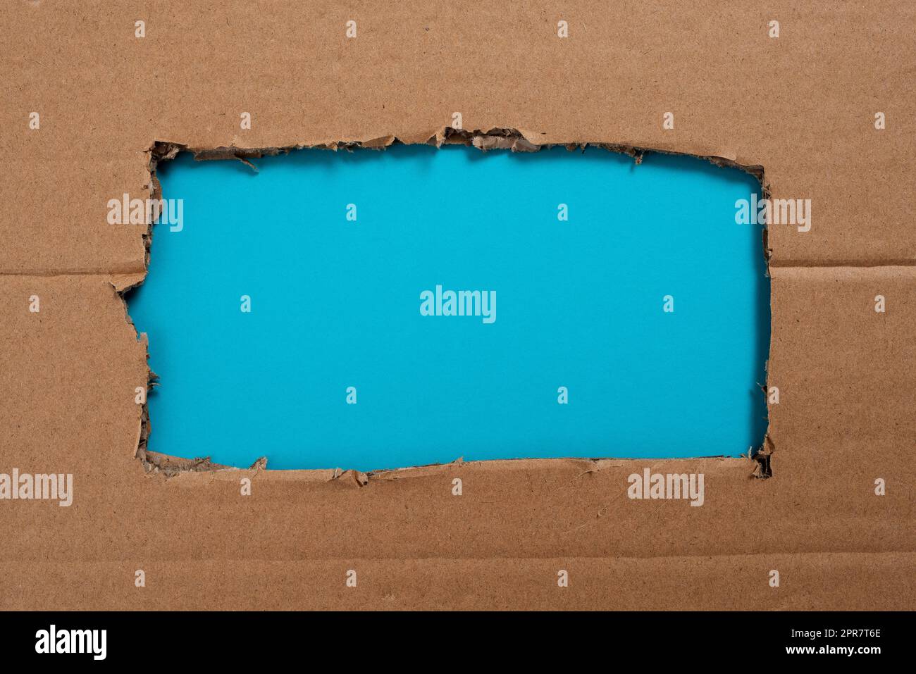 Important Informations Written Under Ripped Cardboard. Crutial ...