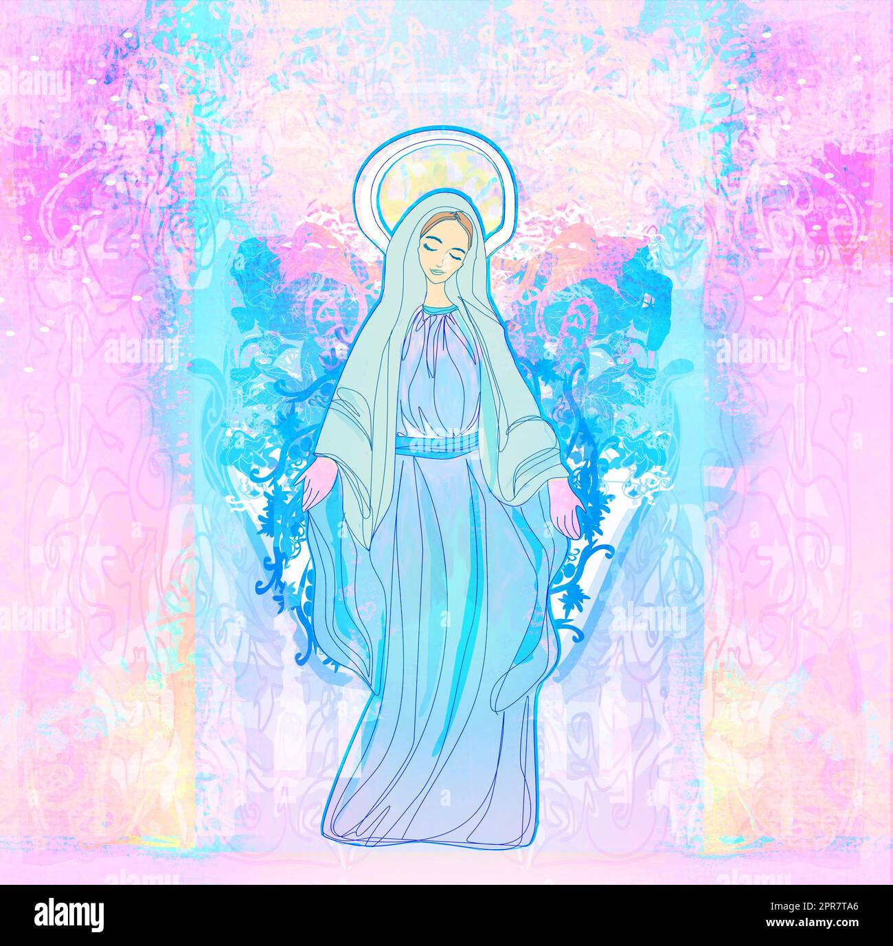 Blessed Virgin Mary Stock Photo - Alamy