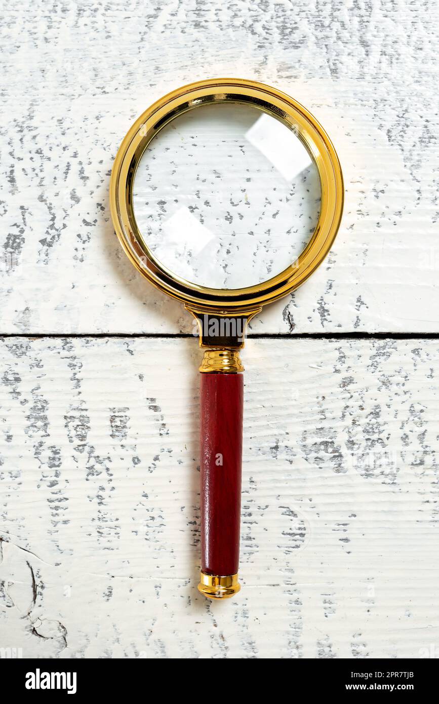 Looking floor with magnifying glass hi-res stock photography and images ...