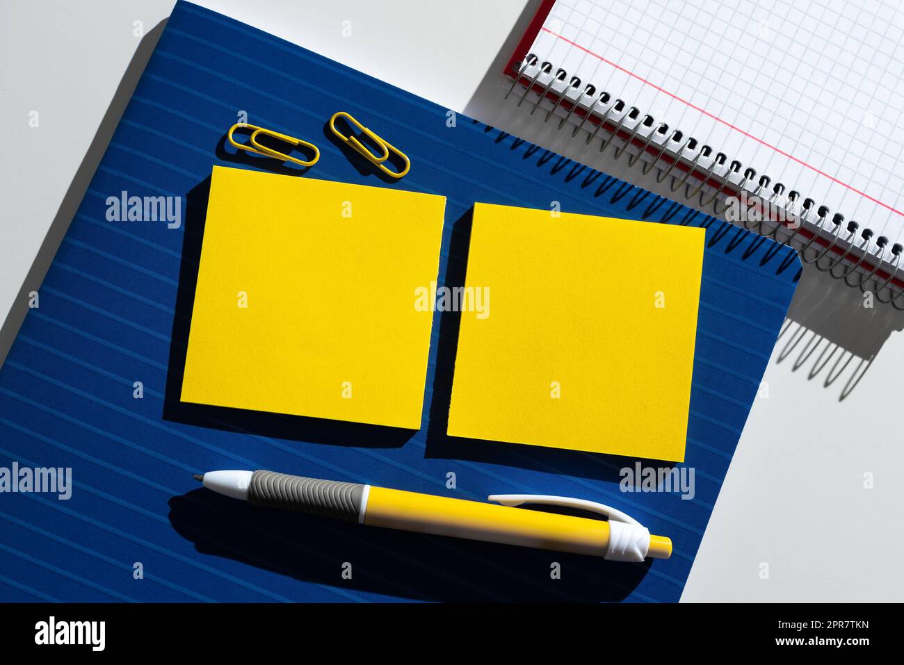 Important Messages Presented On Two Sticky Notes On Desk With Notebook ...