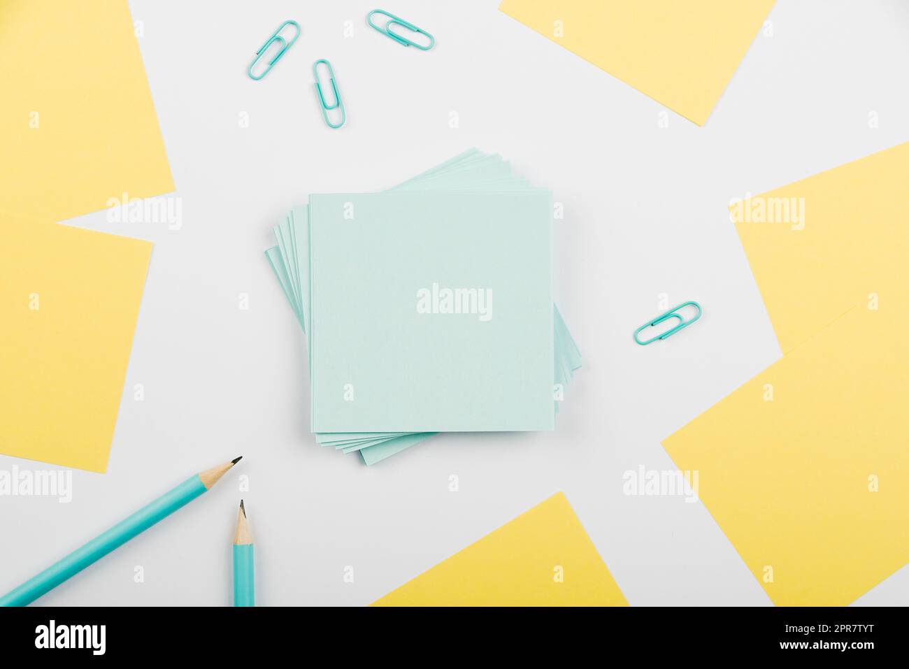 Important Messages Presented On Notes With Paperclips And Colored Pen ...