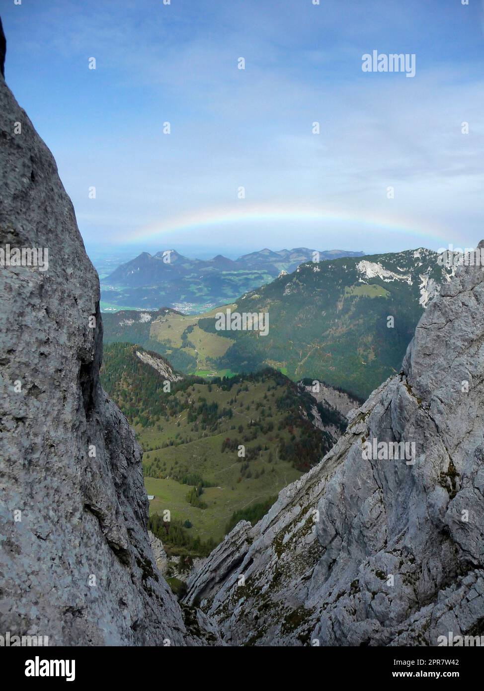 Scheffauer mountain via ferrata, Tyrol, Austria Stock Photo - Alamy