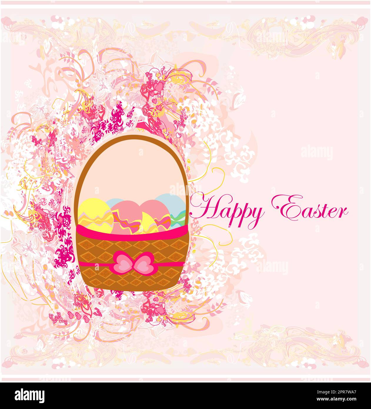 happy easter border Stock Photo - Alamy