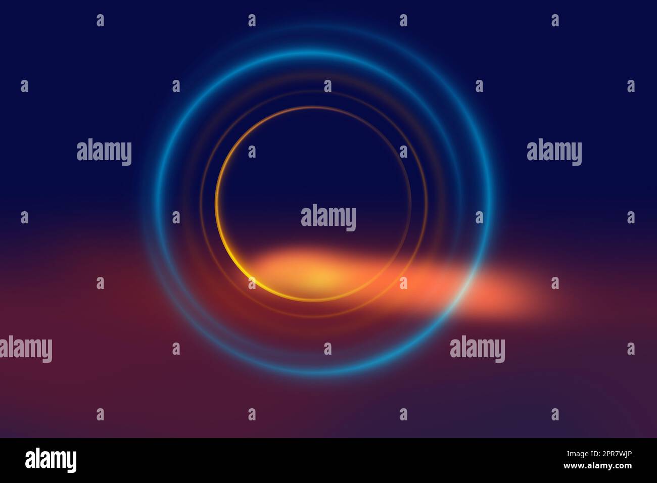 Colorful light wave effect of neon glow lights background Stock Photo ...