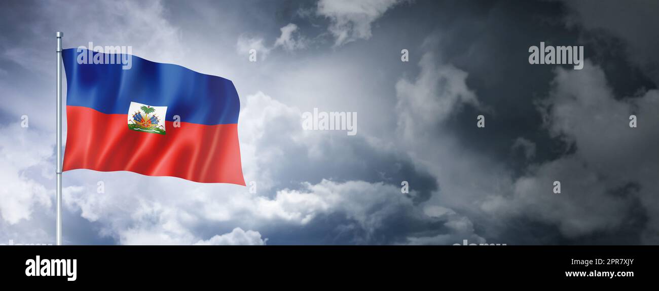 Haitian flag hi-res stock photography and images - Alamy