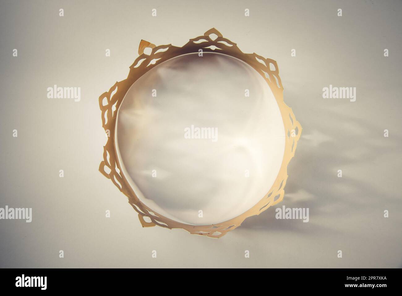 Gold paper king crown isolated on white Stock Photo - Alamy