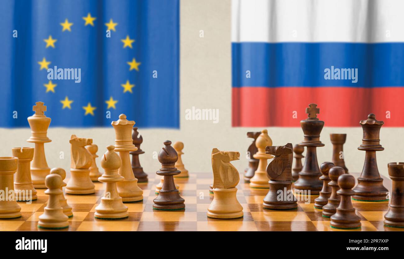 European union russia flag hi-res stock photography and images - Alamy
