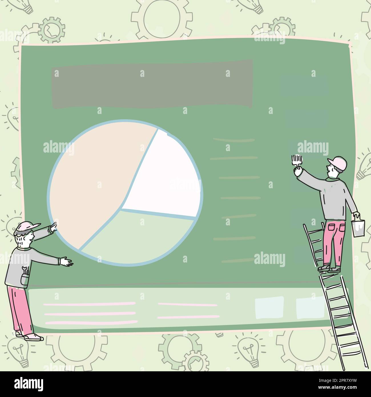 Couple standing at staircase Stock Vector Images - Alamy