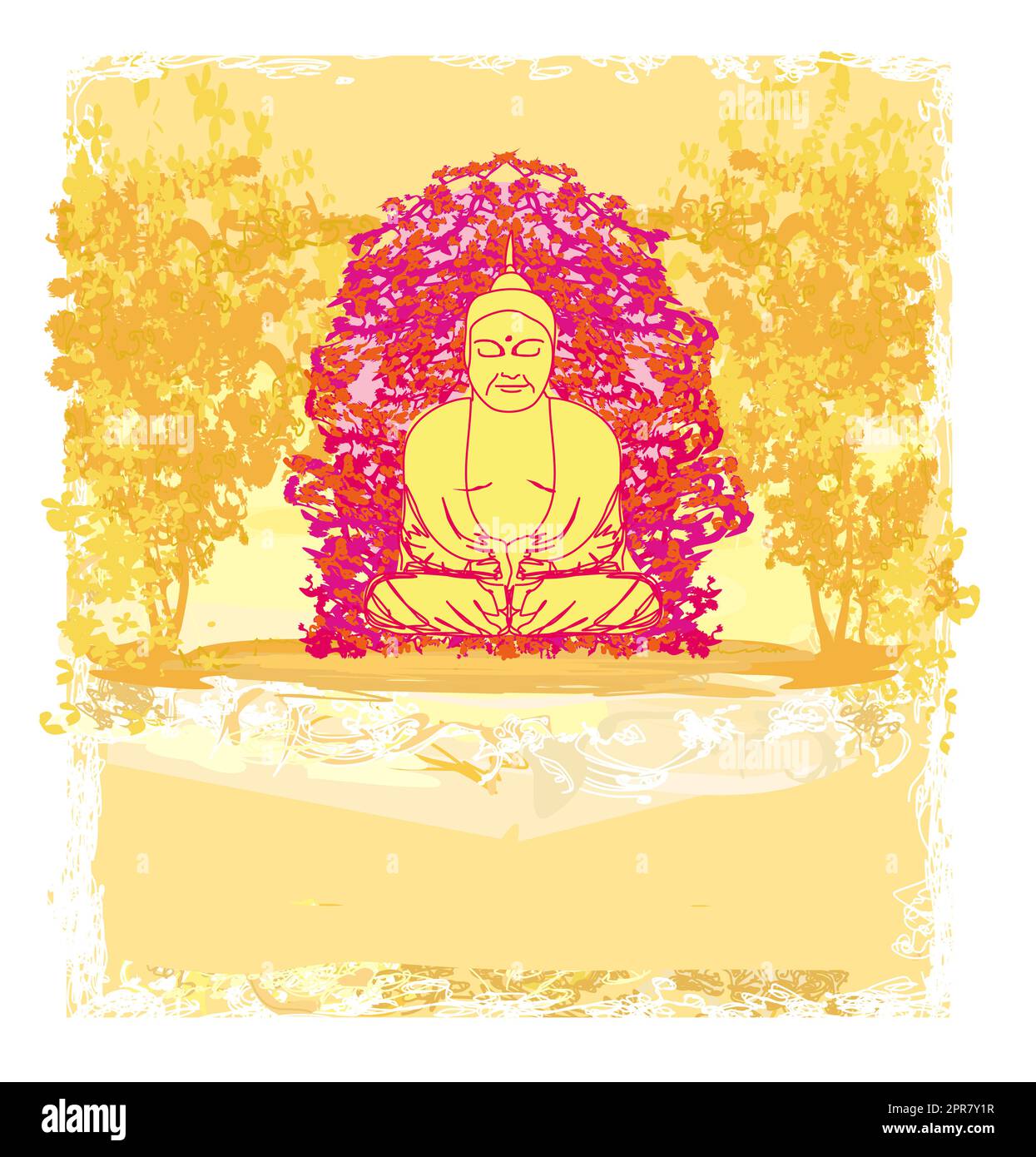 Vector of Chinese Traditional Artistic Buddhism Pattern Stock Photo - Alamy