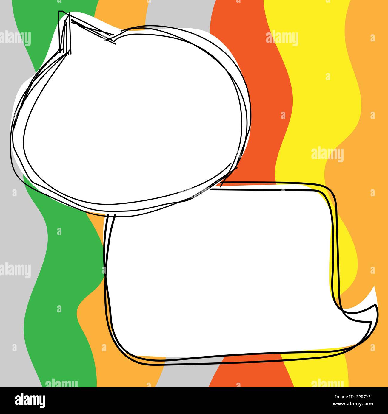 Comics Design Frames. Beautiful Photo Frame Set With Boom Bubbles For ...
