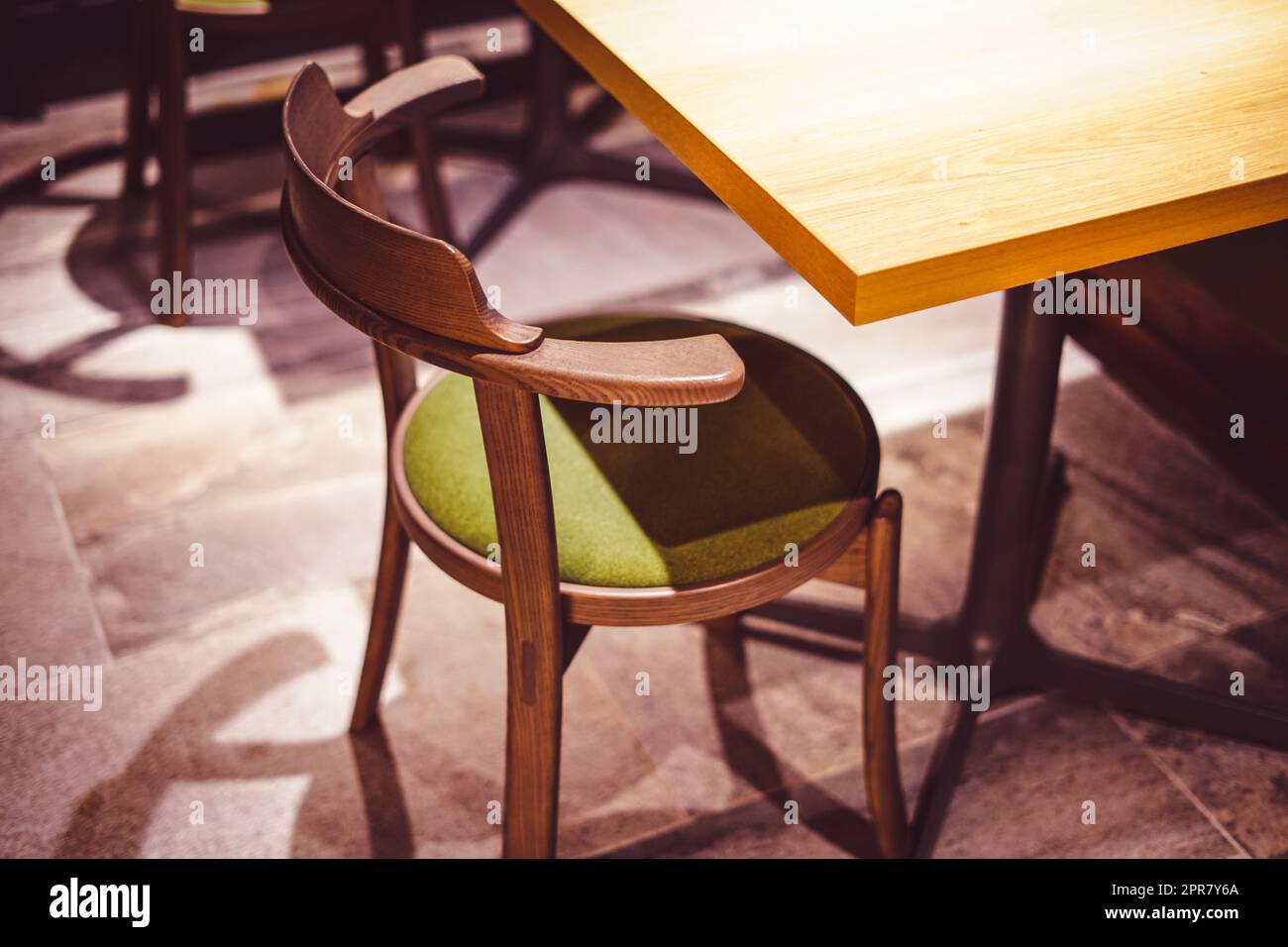 Wooden chair (interior of the image Stock Photo - Alamy