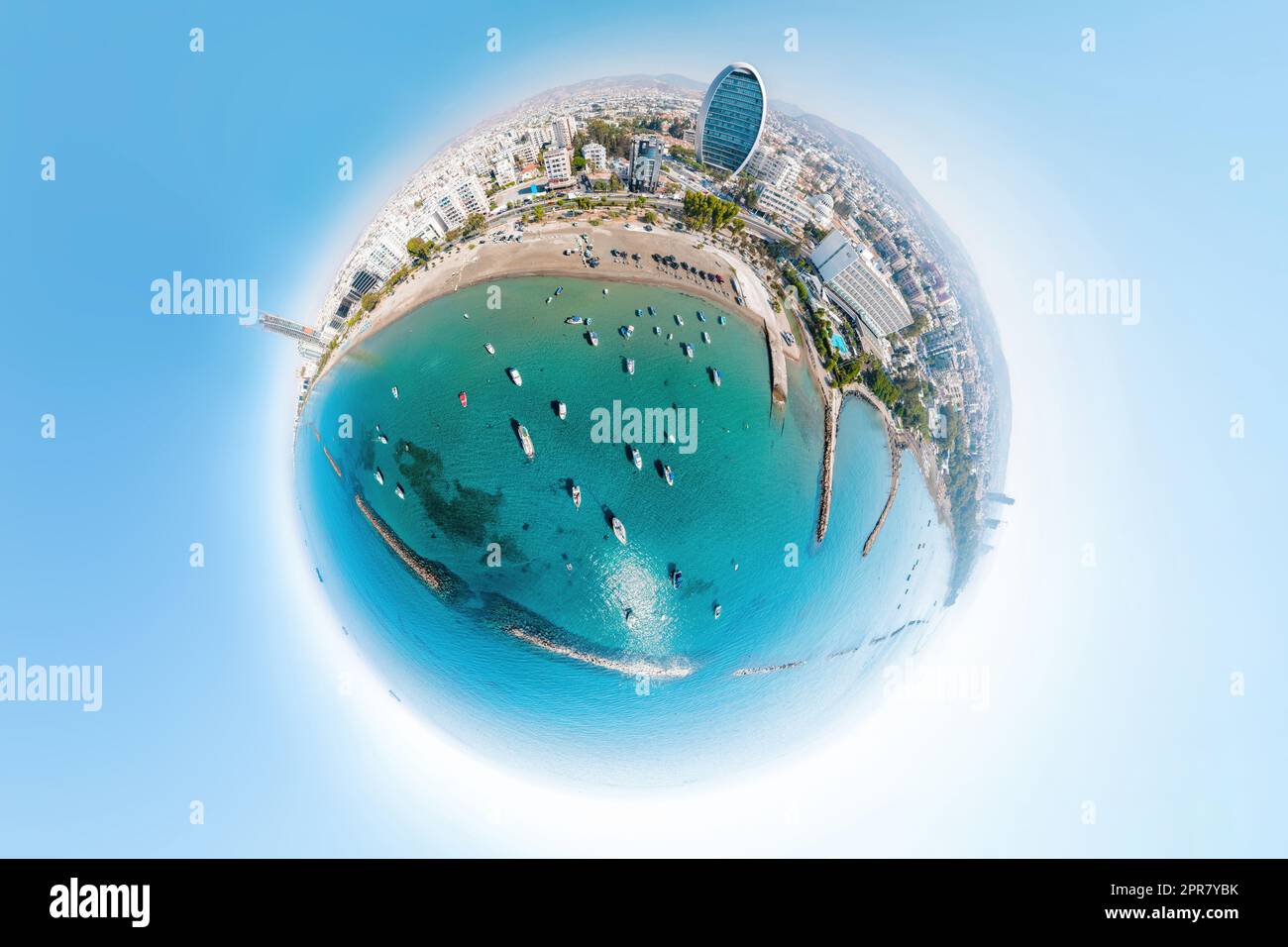 360 Degree Panoramic view of Limassol, Cyprus Stock Photo - Alamy