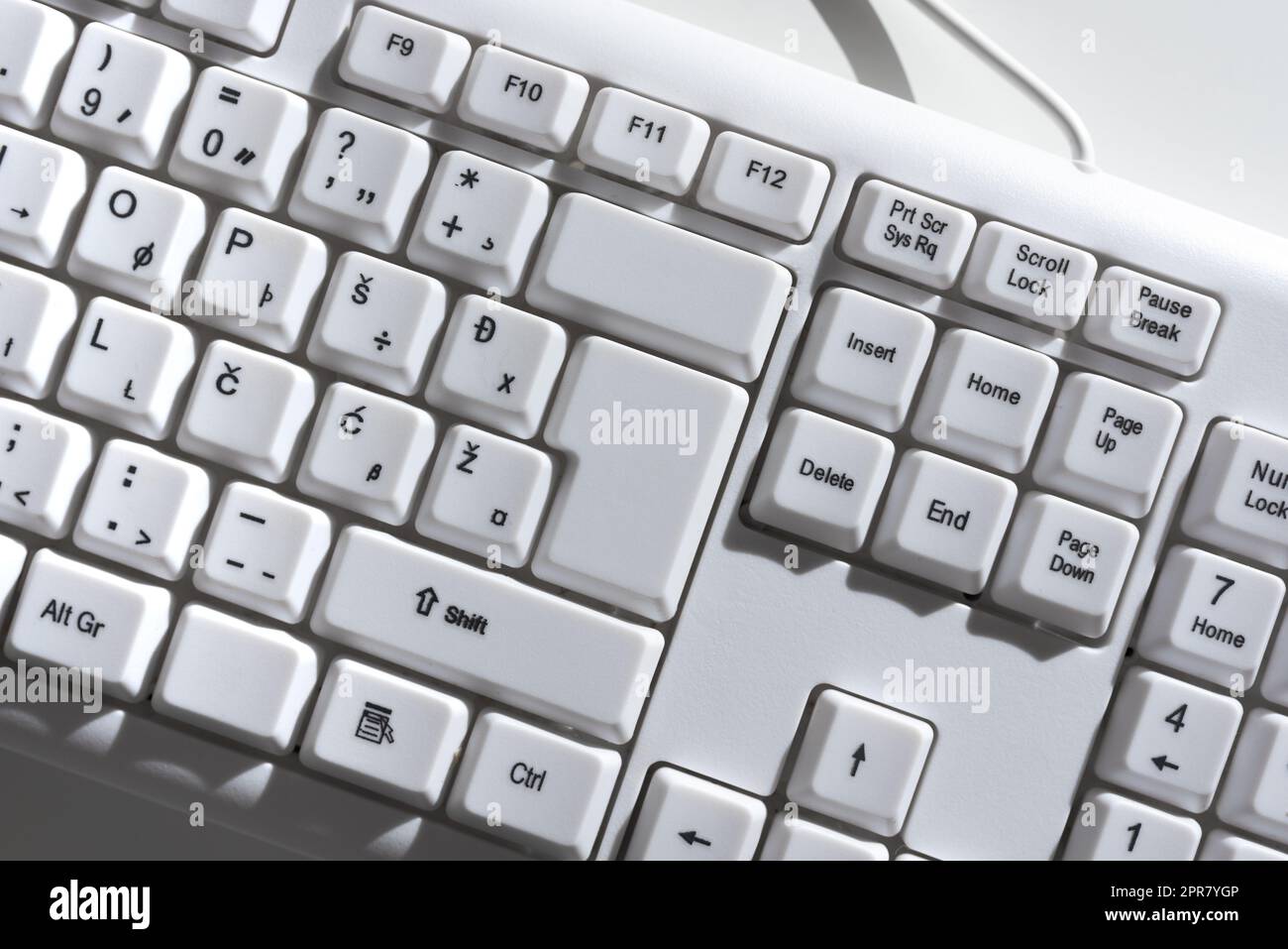 Important Message Written On Keyboard Button. Crutial Information ...