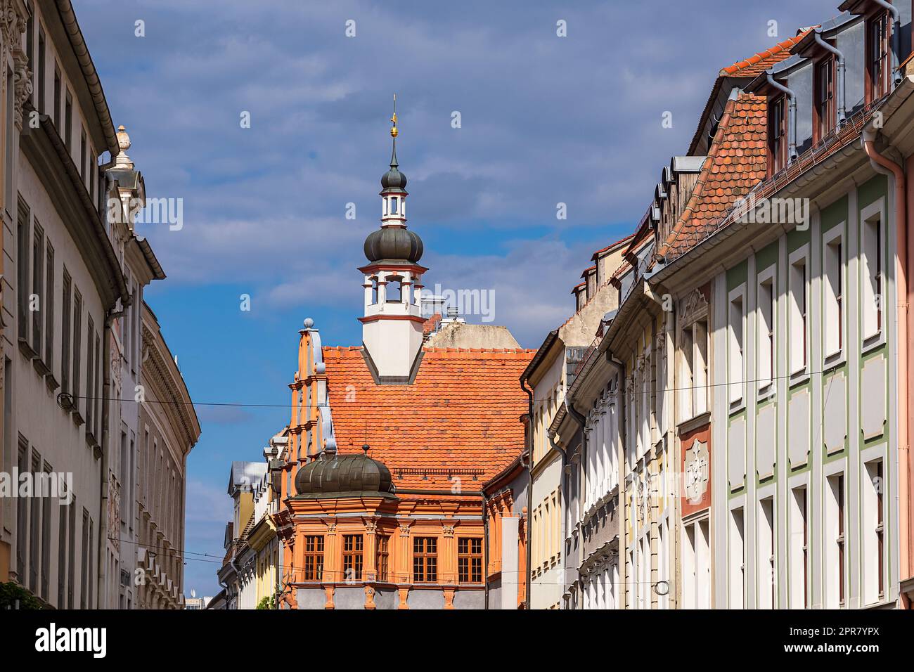 View to historical buildings in Goerlitz, Germany Stock Photo - Alamy