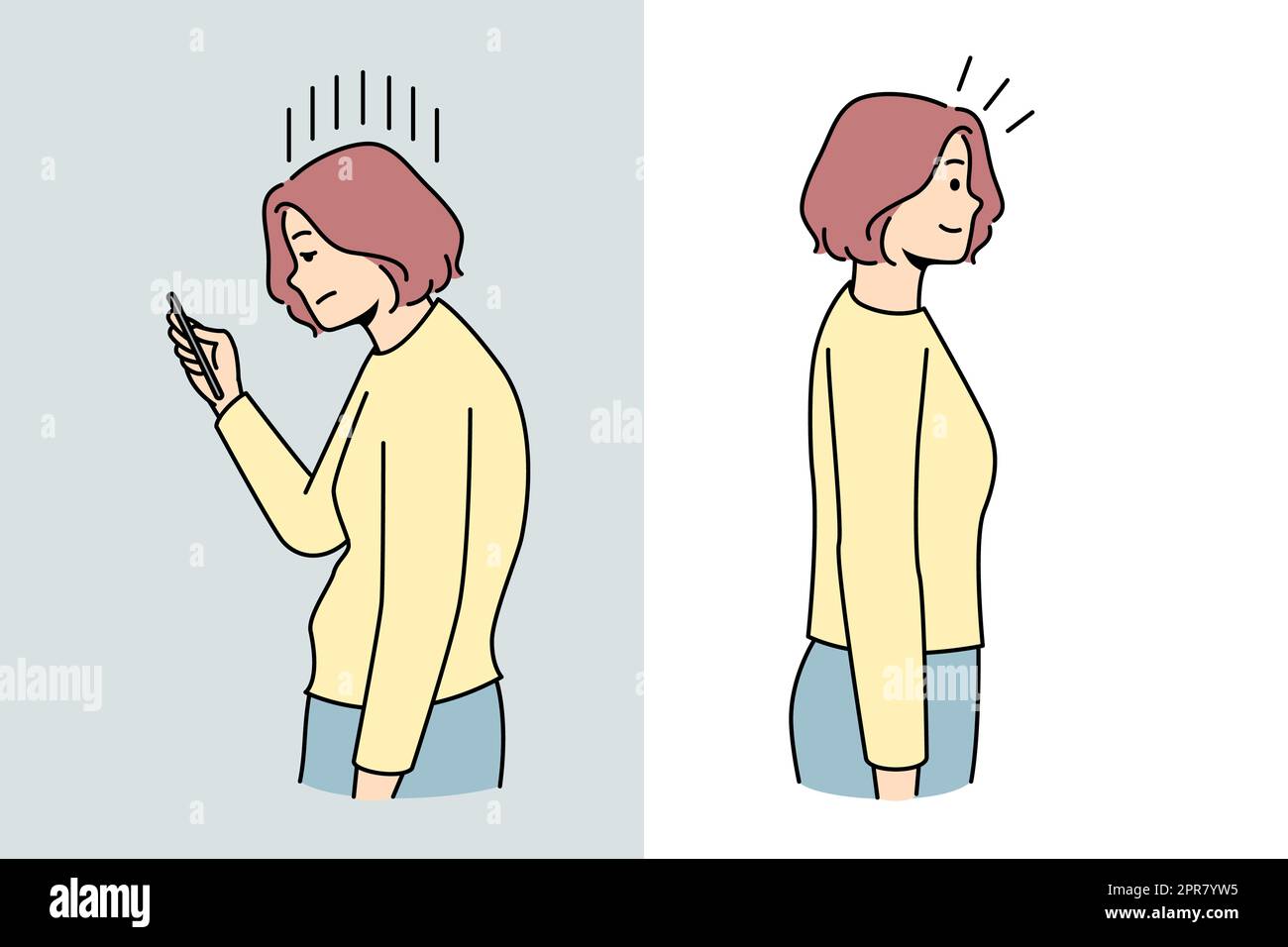 Improper posture hi-res stock photography and images - Alamy