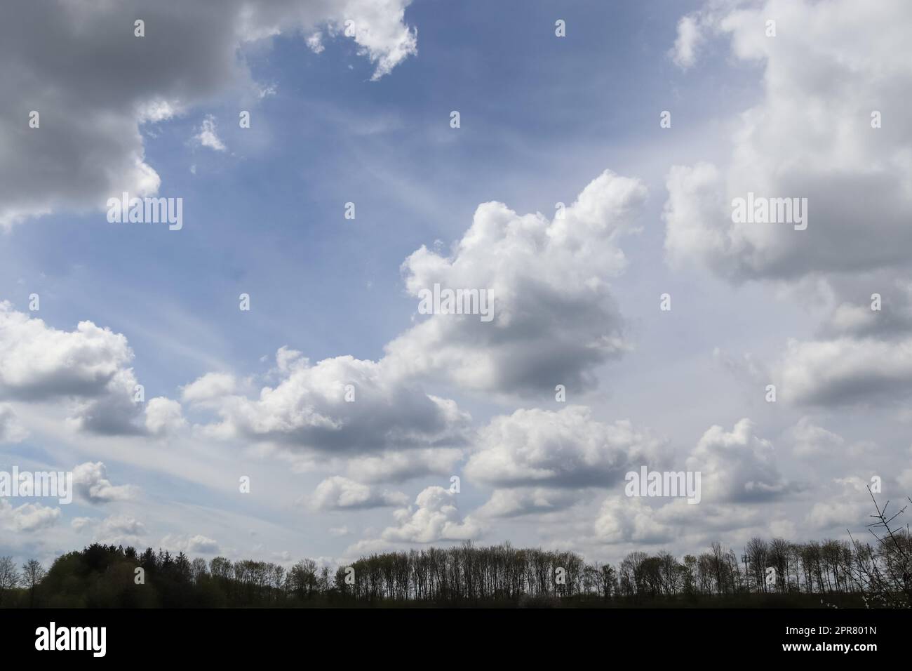 White cloud formations over hi-res stock photography and images - Alamy