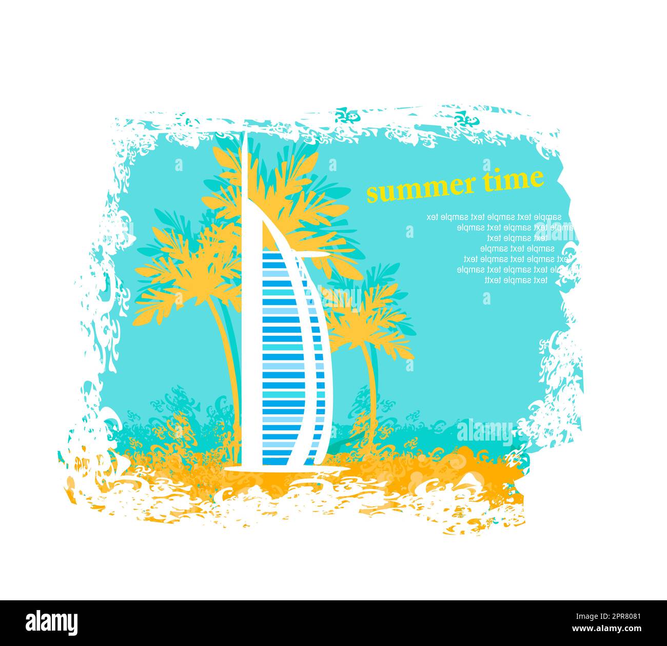 United arab emirates palm Cut Out Stock Images & Pictures - Alamy