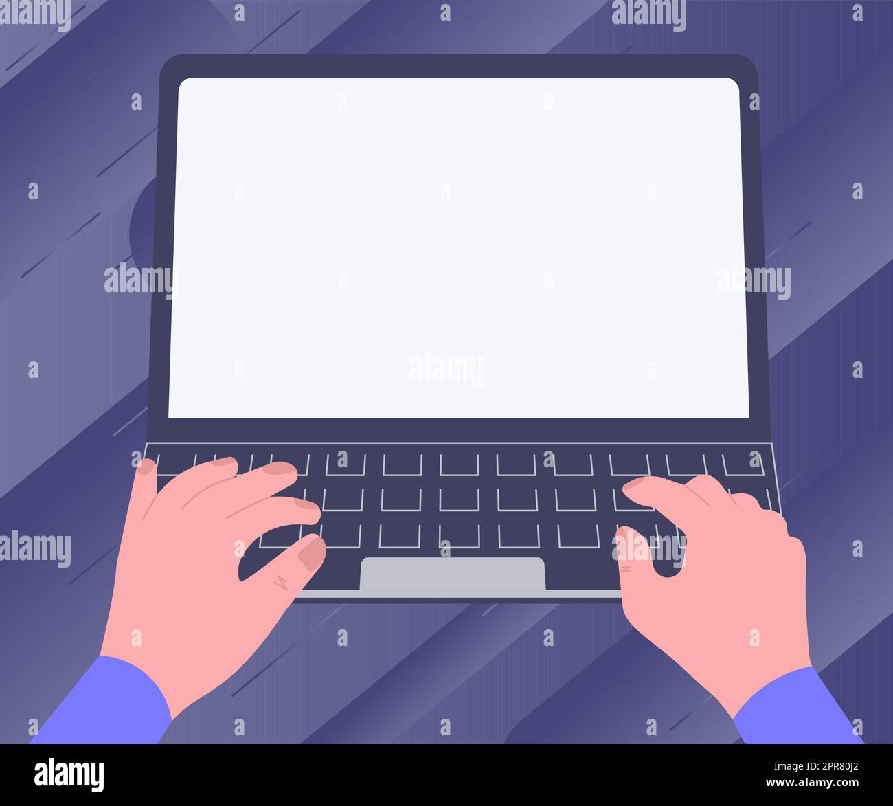 Human hand typing Stock Vector Images - Alamy