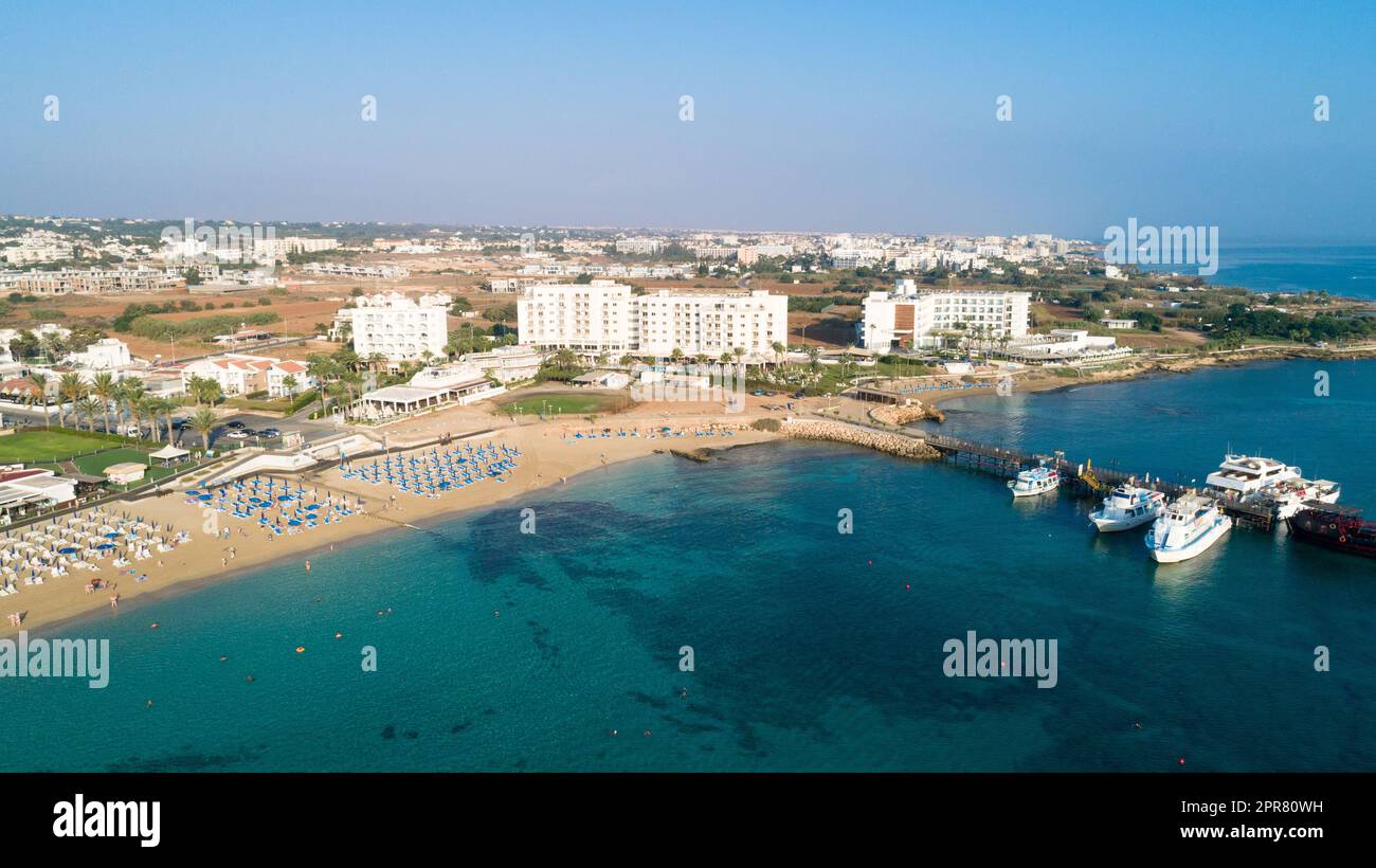 Protaras fig tree beach aerial hi-res stock photography and images - Alamy