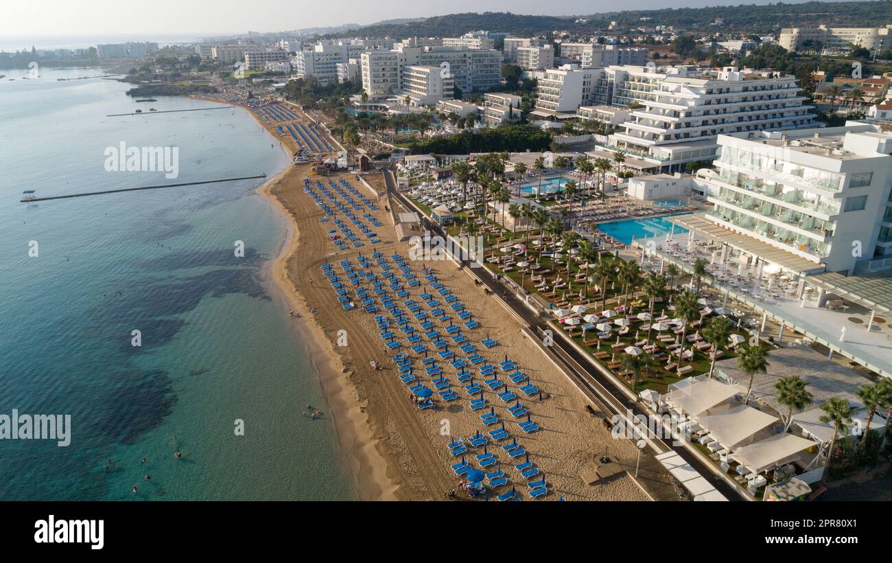 Protaras fig tree beach aerial hi-res stock photography and images - Alamy