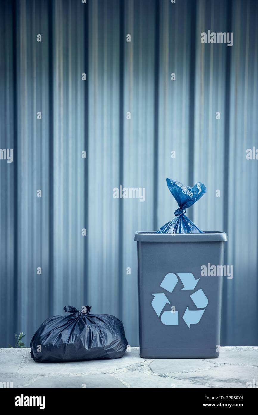 Trash Recycle Concept Stock Photo - Alamy