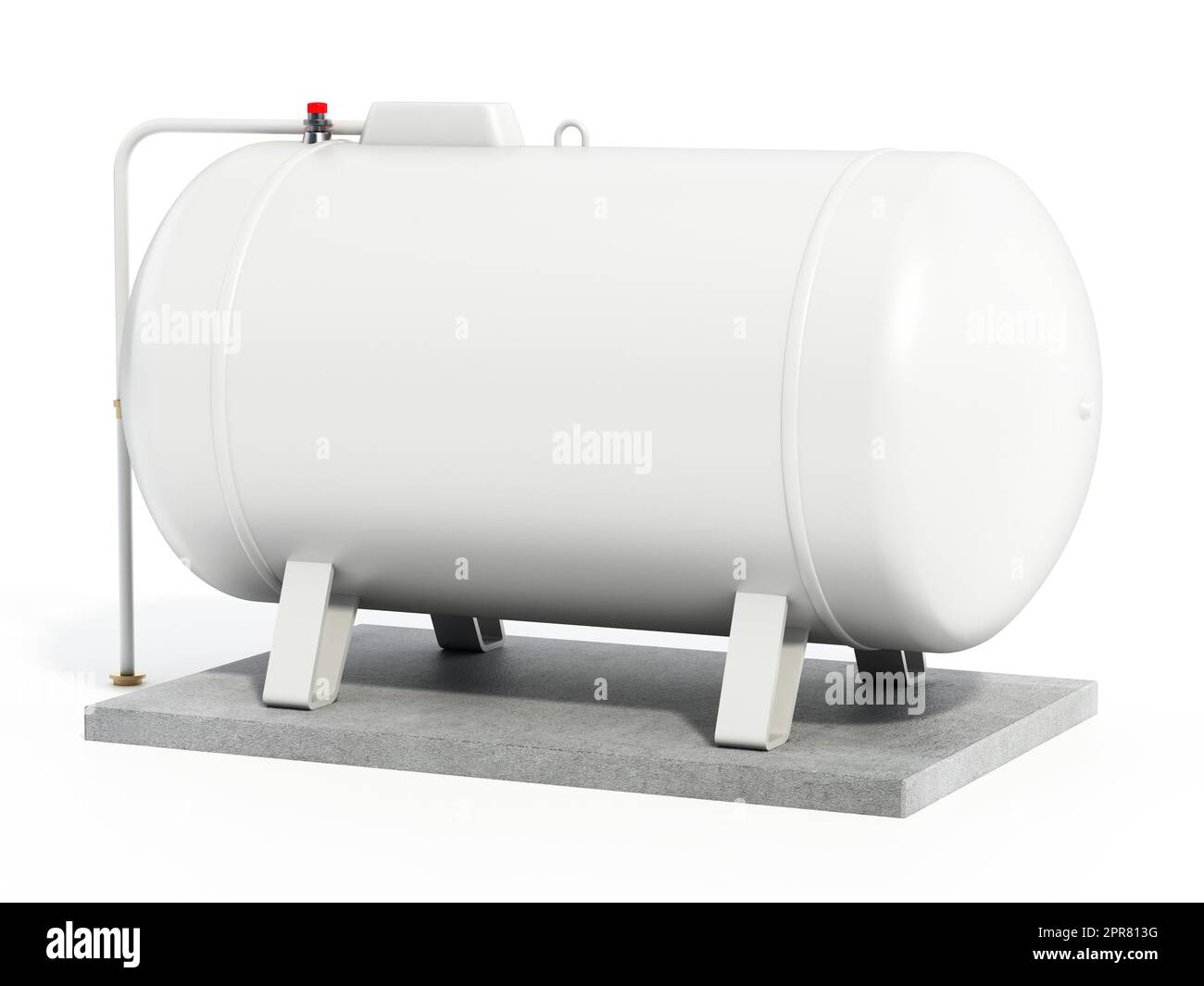 Propane tank isolated on white background. 3D illustration Stock Photo ...