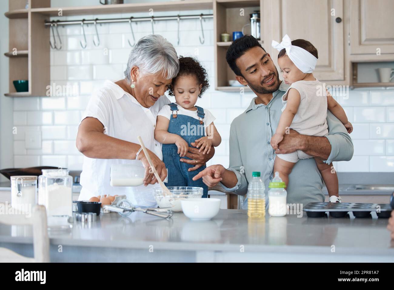 Grandma is baking and were here for it. Shot of a woman baking in the ...