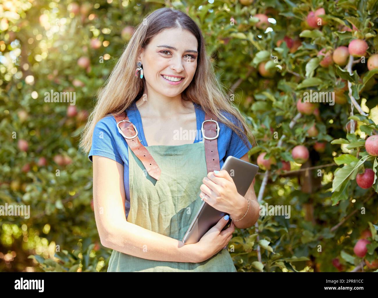 Farmer using technology hi-res stock photography and images - Alamy