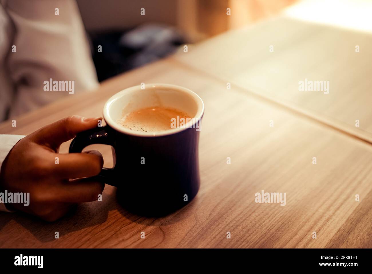 Women and hand drinking hot coffee Stock Photo - Alamy