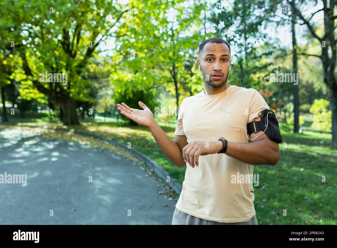 Frustrated african american muslim hi-res stock photography and images ...