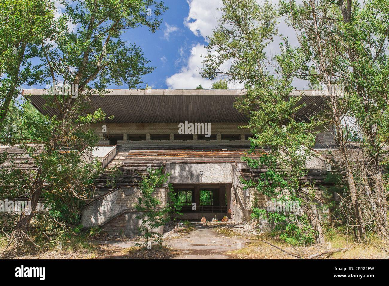 Tribune stadium pripyat hi-res stock photography and images - Alamy