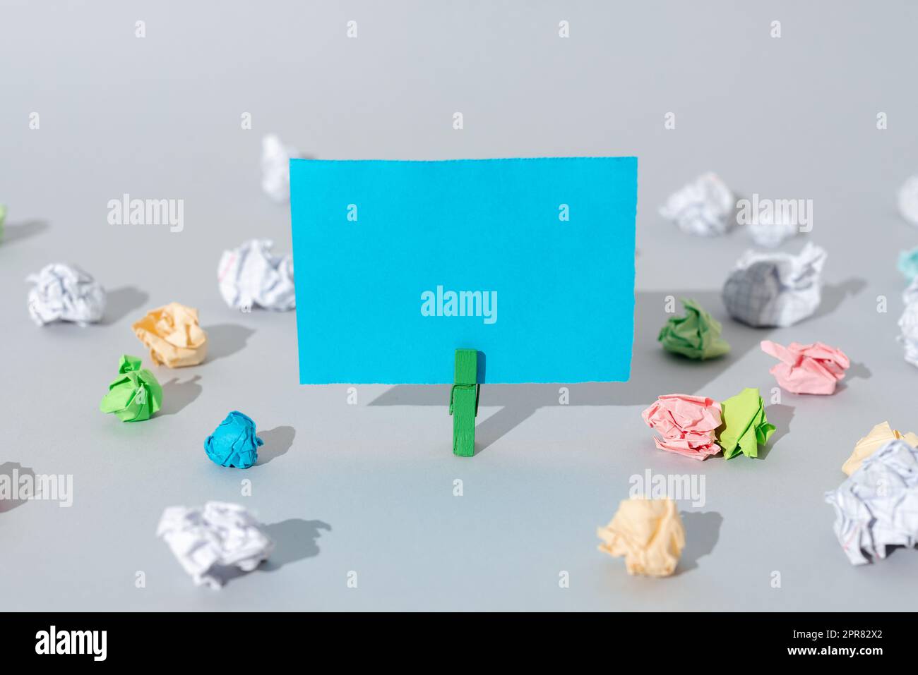 Important Message Presented On Piece Of Paper Clipped With Clip With ...