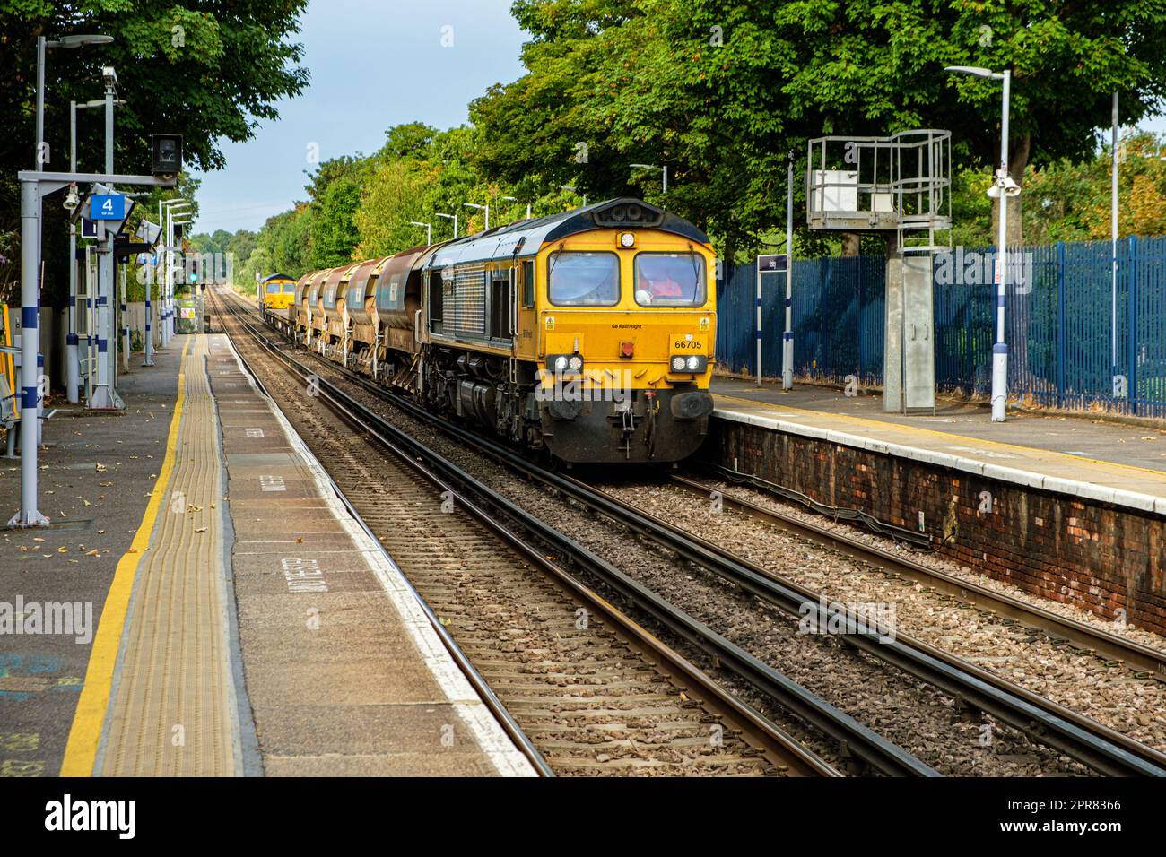 GB Railfreight Class 66 Freight Locomotive, Bexley, Kent, England Stock ...