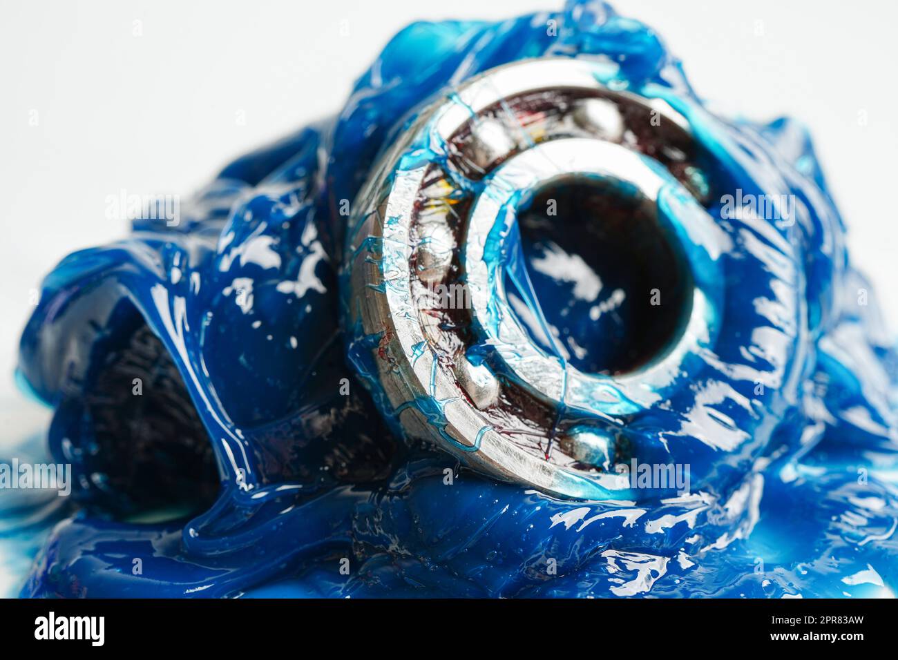 Grease and ball bearing, Blue premium quality synthetic lithium complex ...