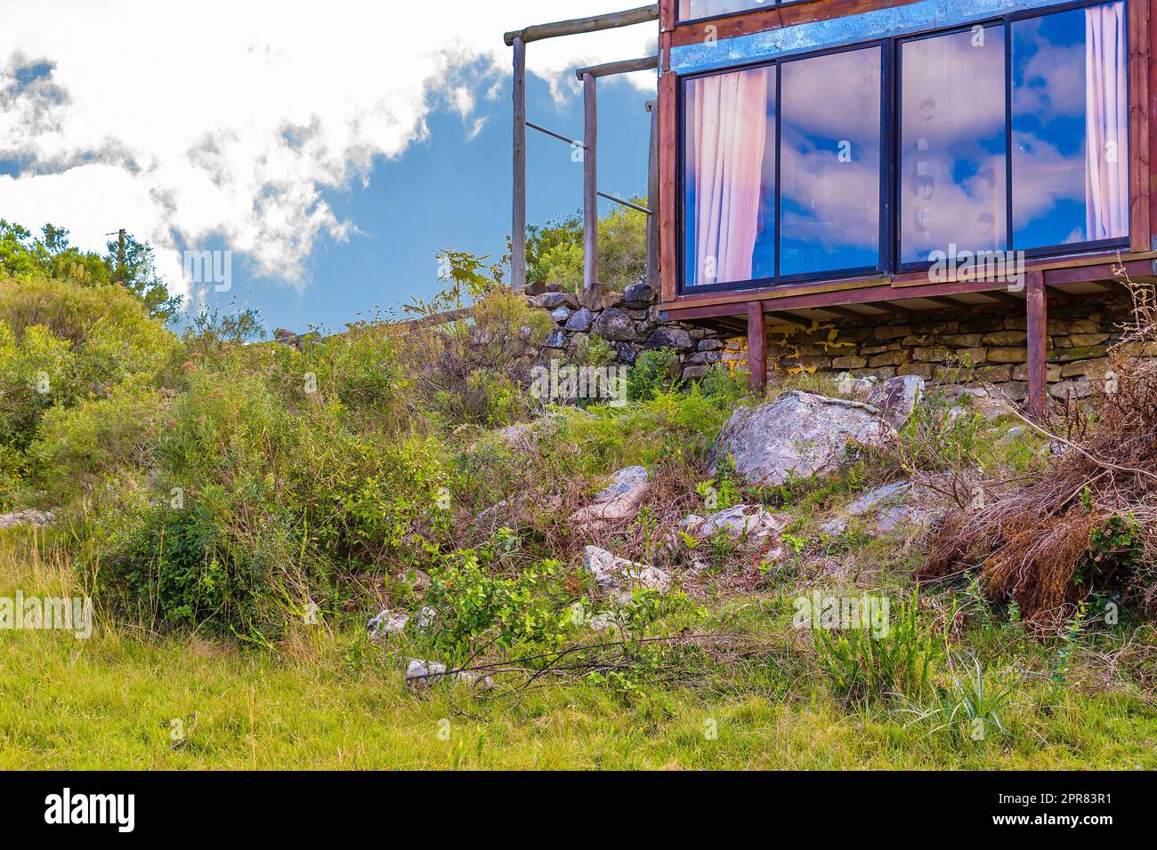 Countryside wooden house Stock Photo - Alamy